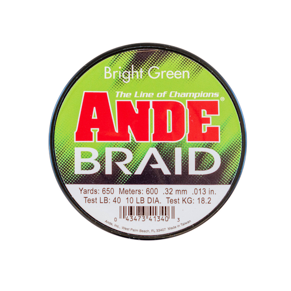 Bright Green Braid - Ande Monofilament